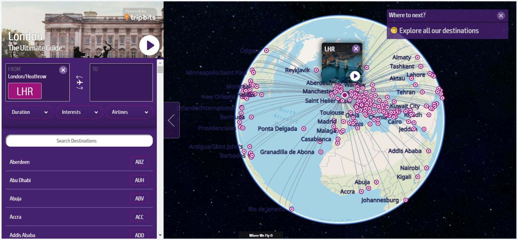 Route map | Heathrow